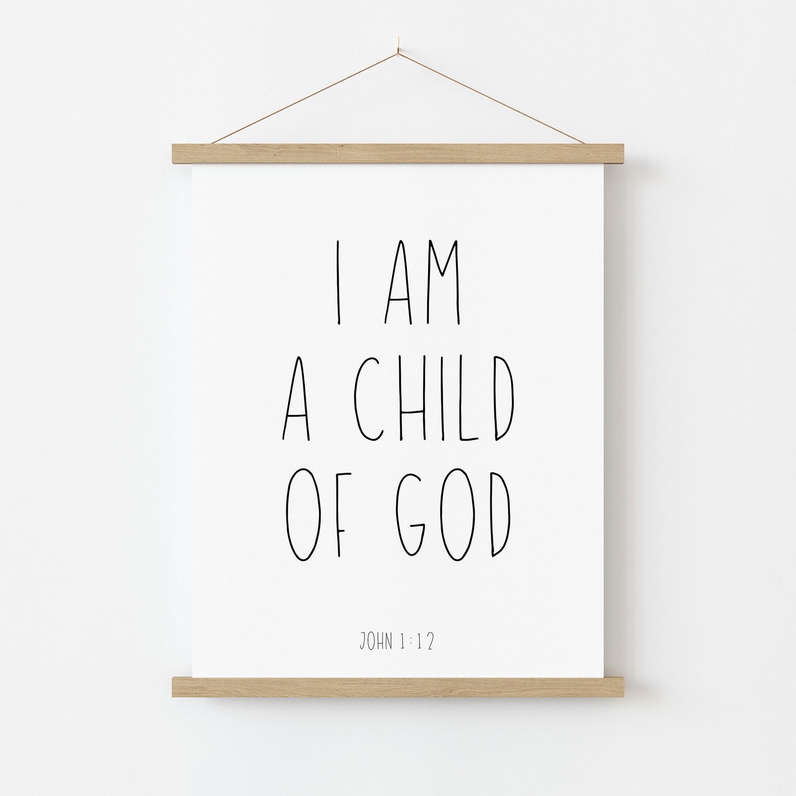 I Am A Child of God, Printable, Wall Decor, Nursery, Kids Room ...