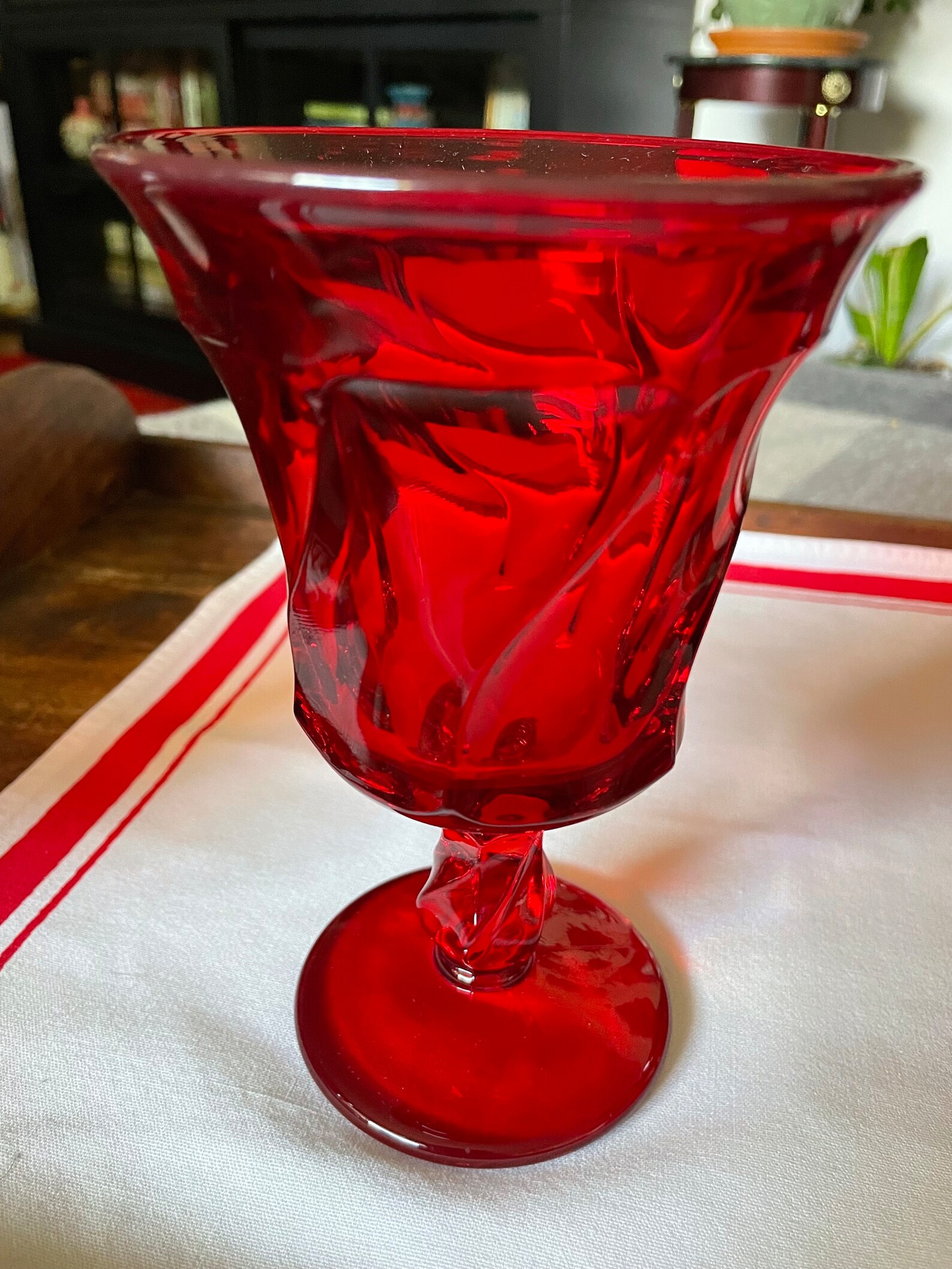 Red Mismatched Glasses LE Smith Ruby Red Moon and Stars - Etsy