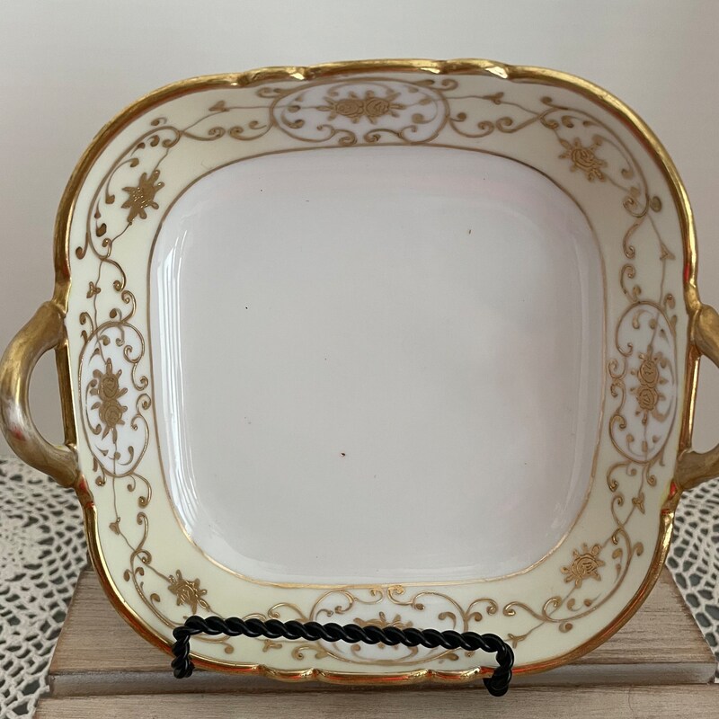 Nappy Handled Dish Porcelain - Etsy