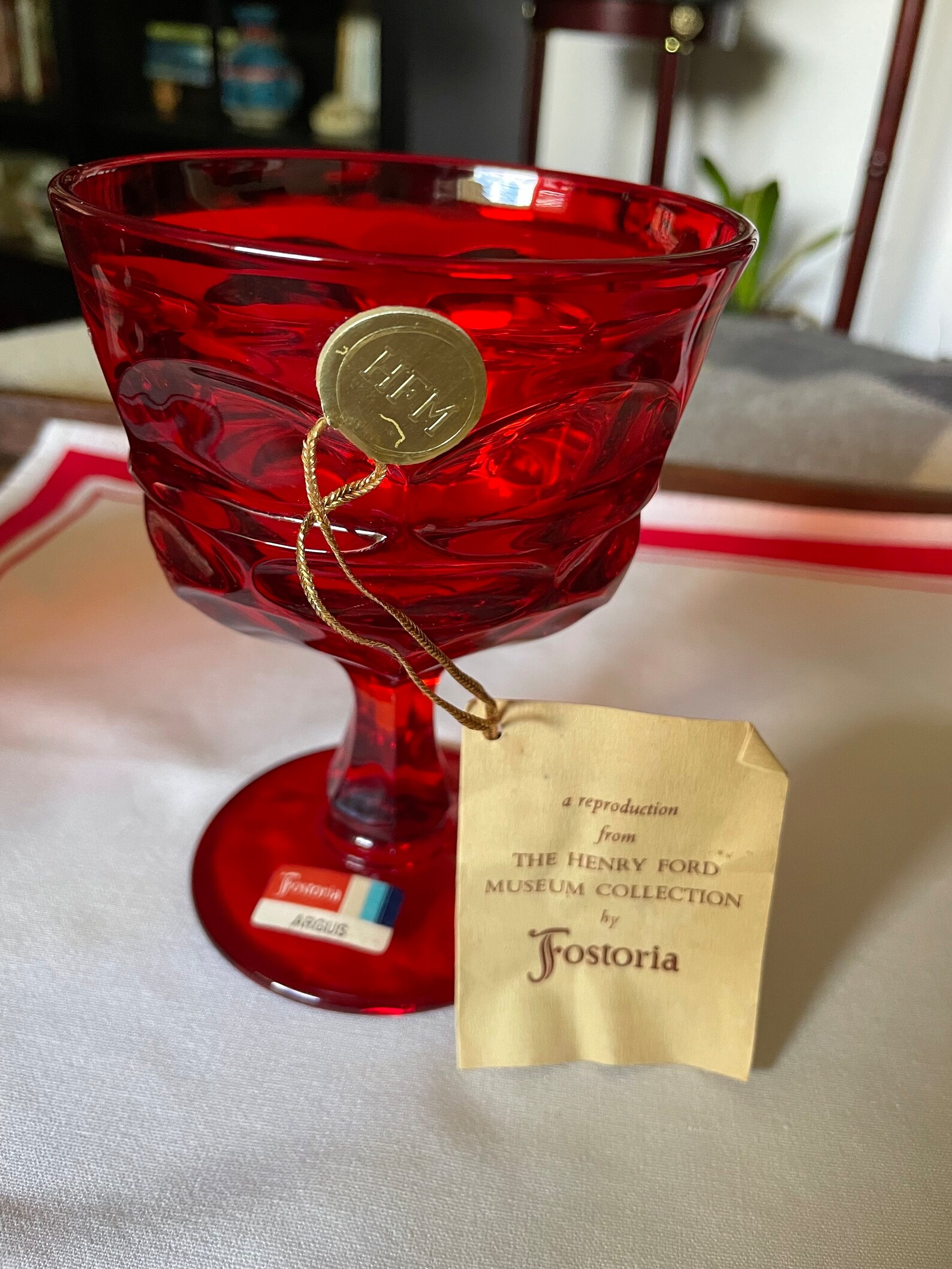 Red Mismatched Glasses LE Smith Ruby Red Moon and Stars - Etsy