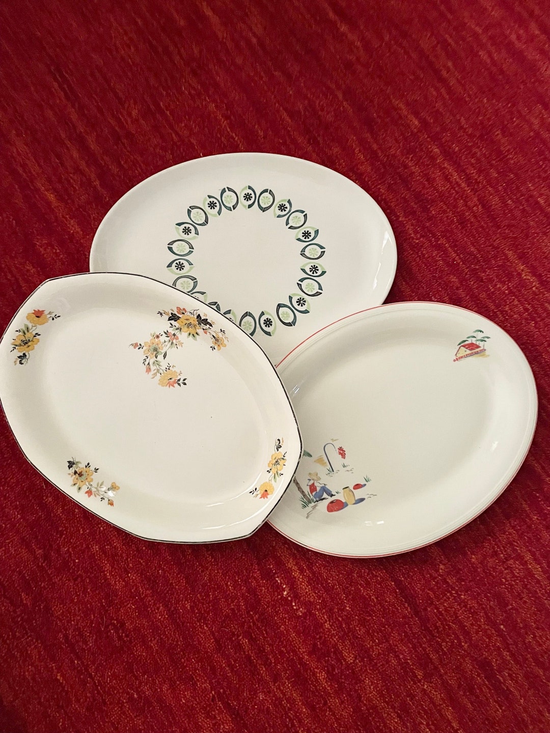 Southwestern Siesta Platter and Fiesta Mexicana Platter, Edwin Knowles ...