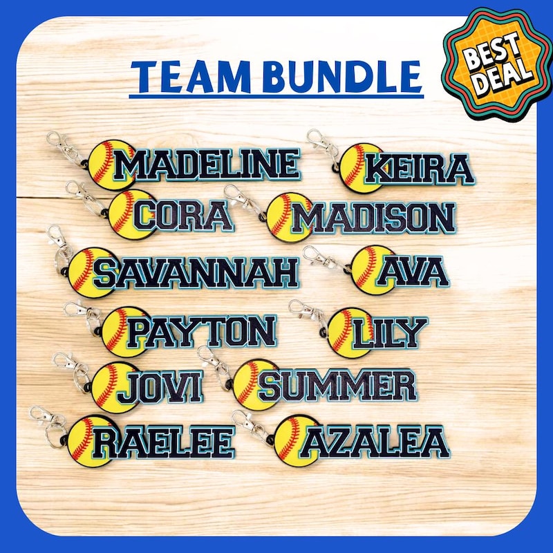 Softball Tags - Etsy