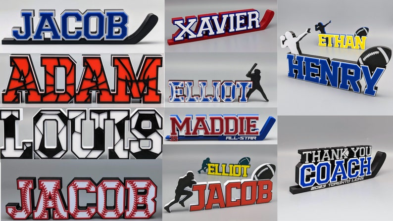 Personalized Basketball Player Name Gift Nameplate - Etsy