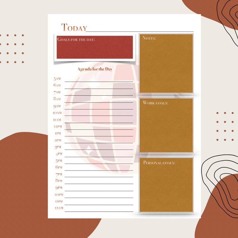 Disco Ball Daily Planner - Etsy