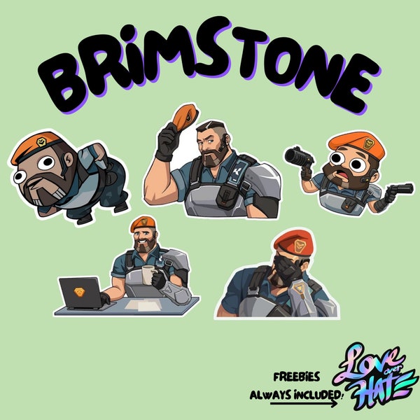 Valorant Brimstone Sticker - Etsy