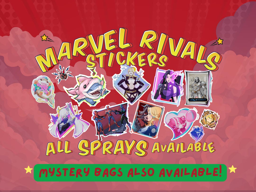 Marvel Rivals Stickers | All Sprays Available! | 2in - 4in | - Etsy
