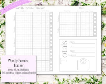 Weekly Weight Watchers Printable Tracker Customizable - Etsy