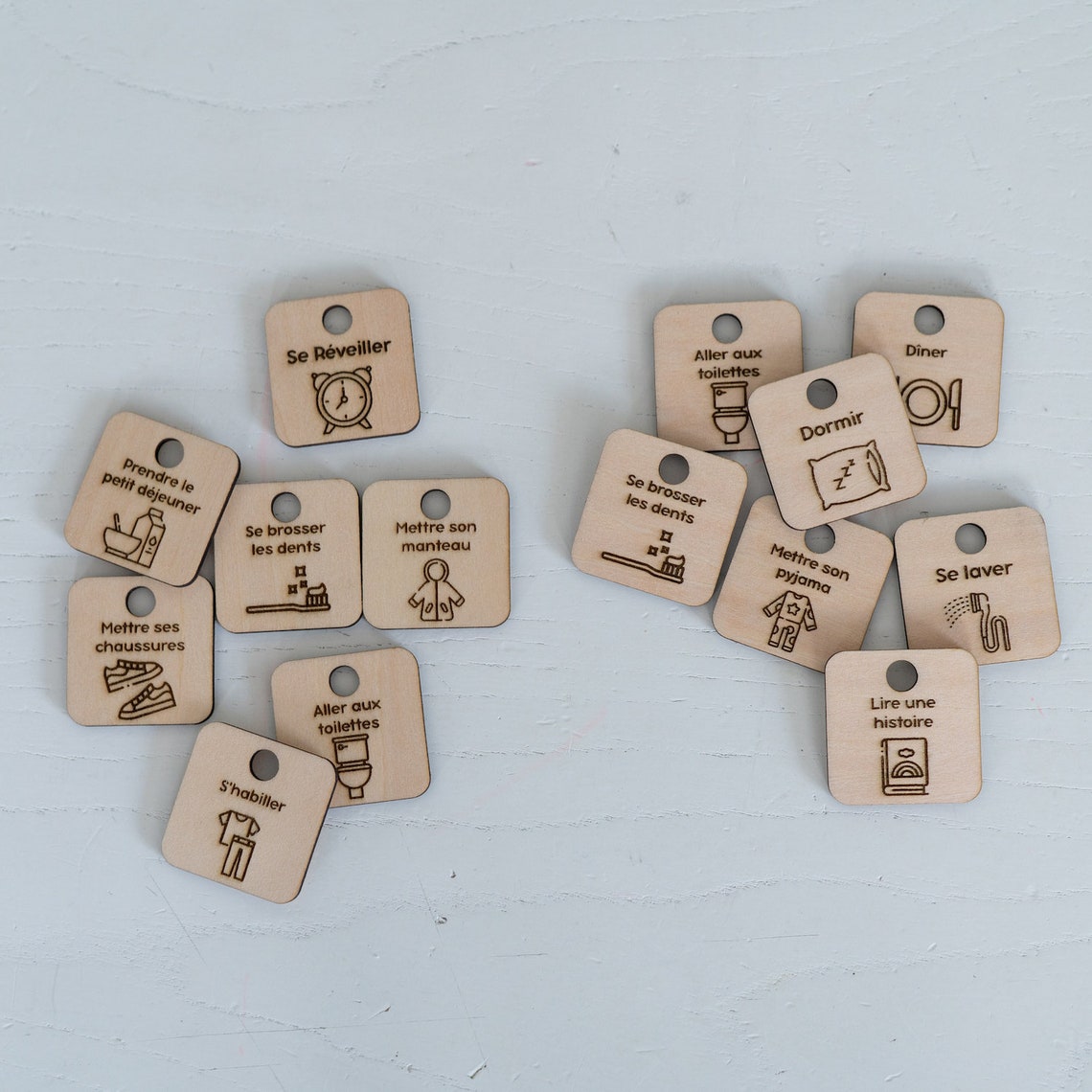 Personalized Wooden Morning and Evening Routine Motivation - Etsy