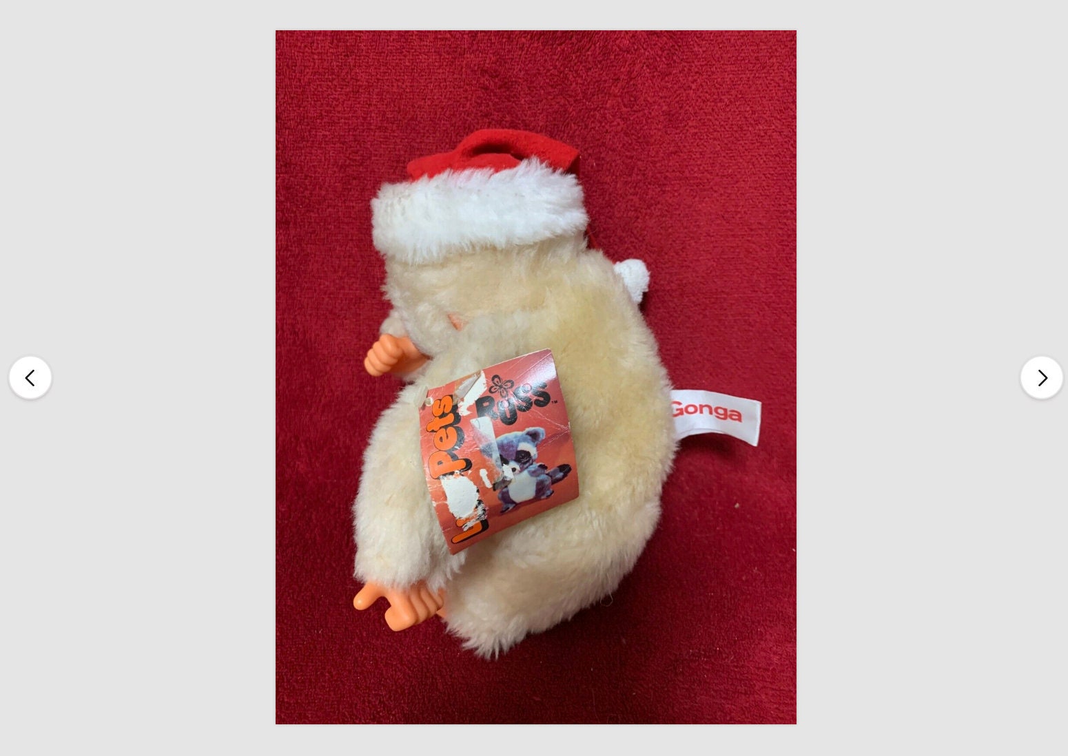 Russ Berrie Luv Pets Gonga Gorilla Christmas Thumb Sucking Soft Plush ...