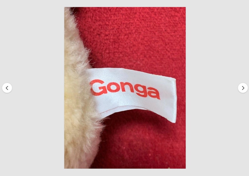 Russ Berrie Luv Pets Gonga Gorilla Christmas Thumb Sucking Soft Plush ...