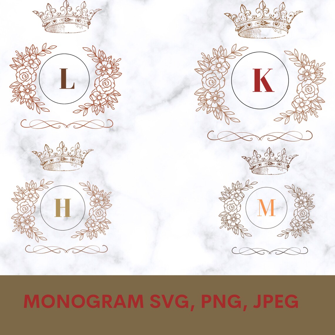 Initial Name Monogram Svg, L Initial Svg, K Initial Svg, H Initial Svg ...