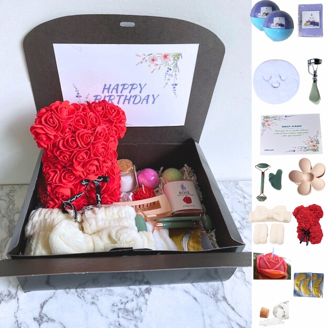 Sentimental Luxury Spa Gift for Her Romantic Self-care Box for Wife ...
