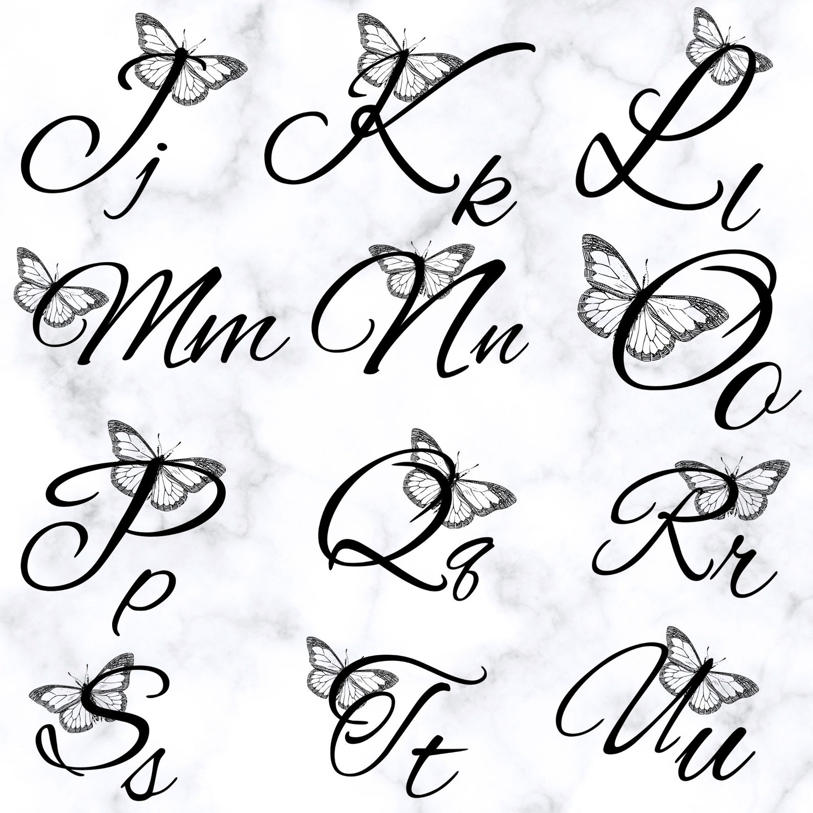 Educational Alphabet SVG Files Cursive Letter Art SVG Cursive - Etsy