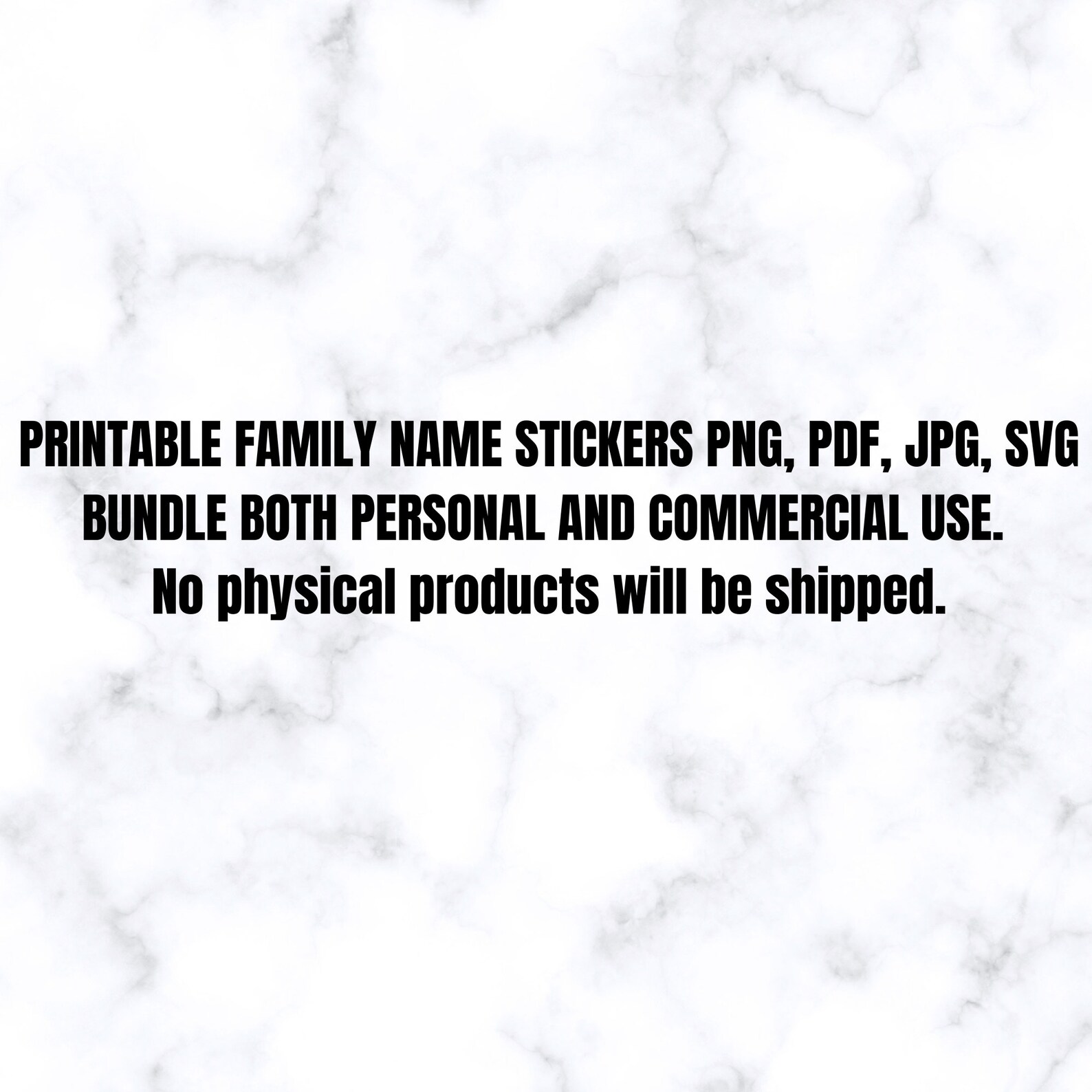 Instant Download Printable Floral Family Name Stickers For Personalized Instant Download Printable Floral Family Name Stickers For Personalized