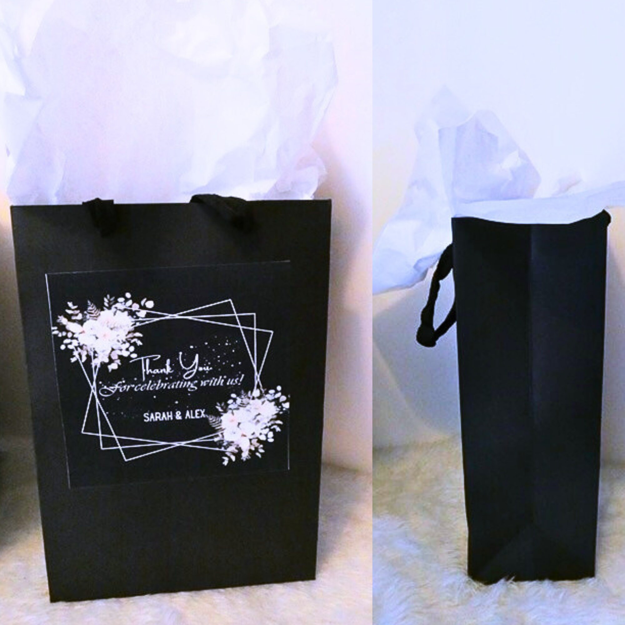 Personalized Event Keepsake Velvet Bags Customizable Luxe Gift Pouches ...