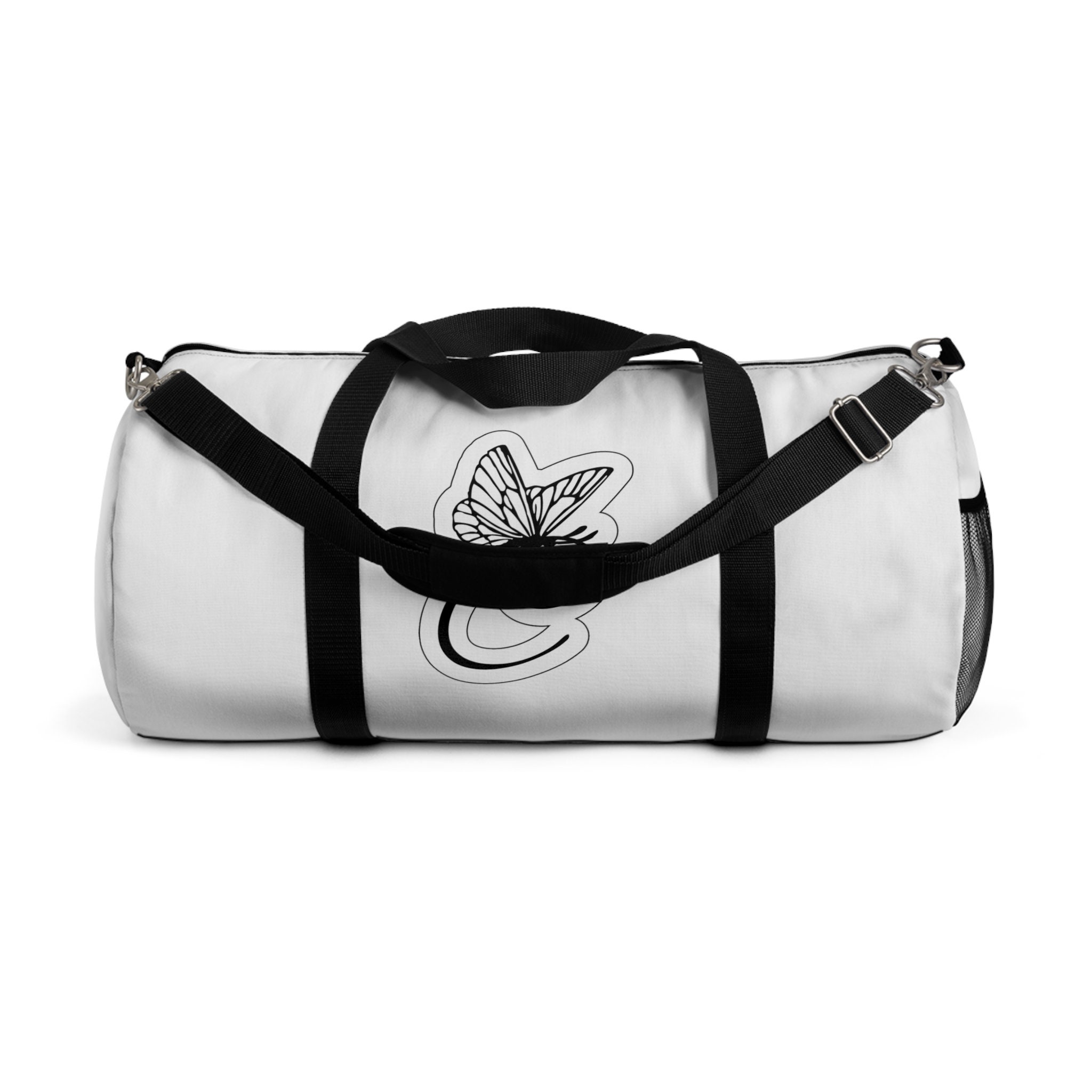 Initials and Butterflies Custom Gym Duffel for Men Custom-made ...