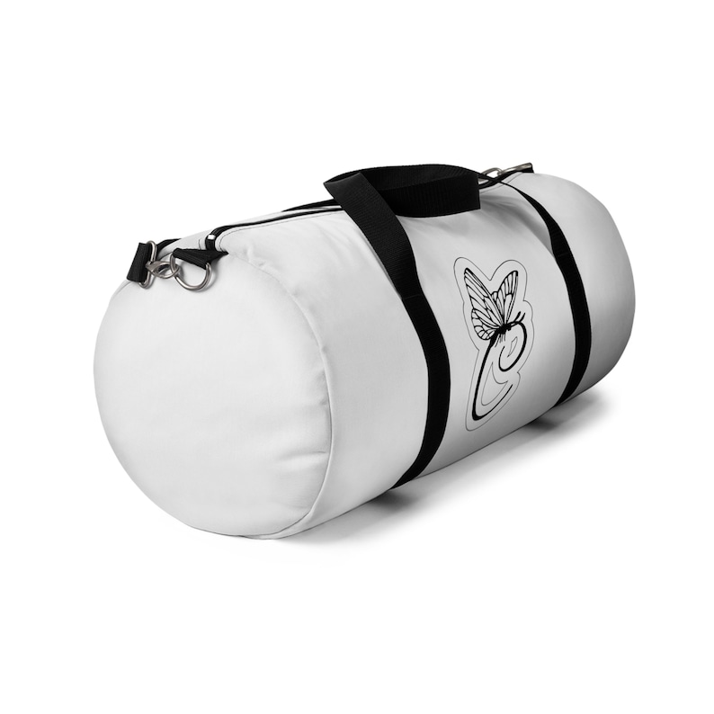 Initials and Butterflies Custom Gym Duffel for Men Custom-made ...