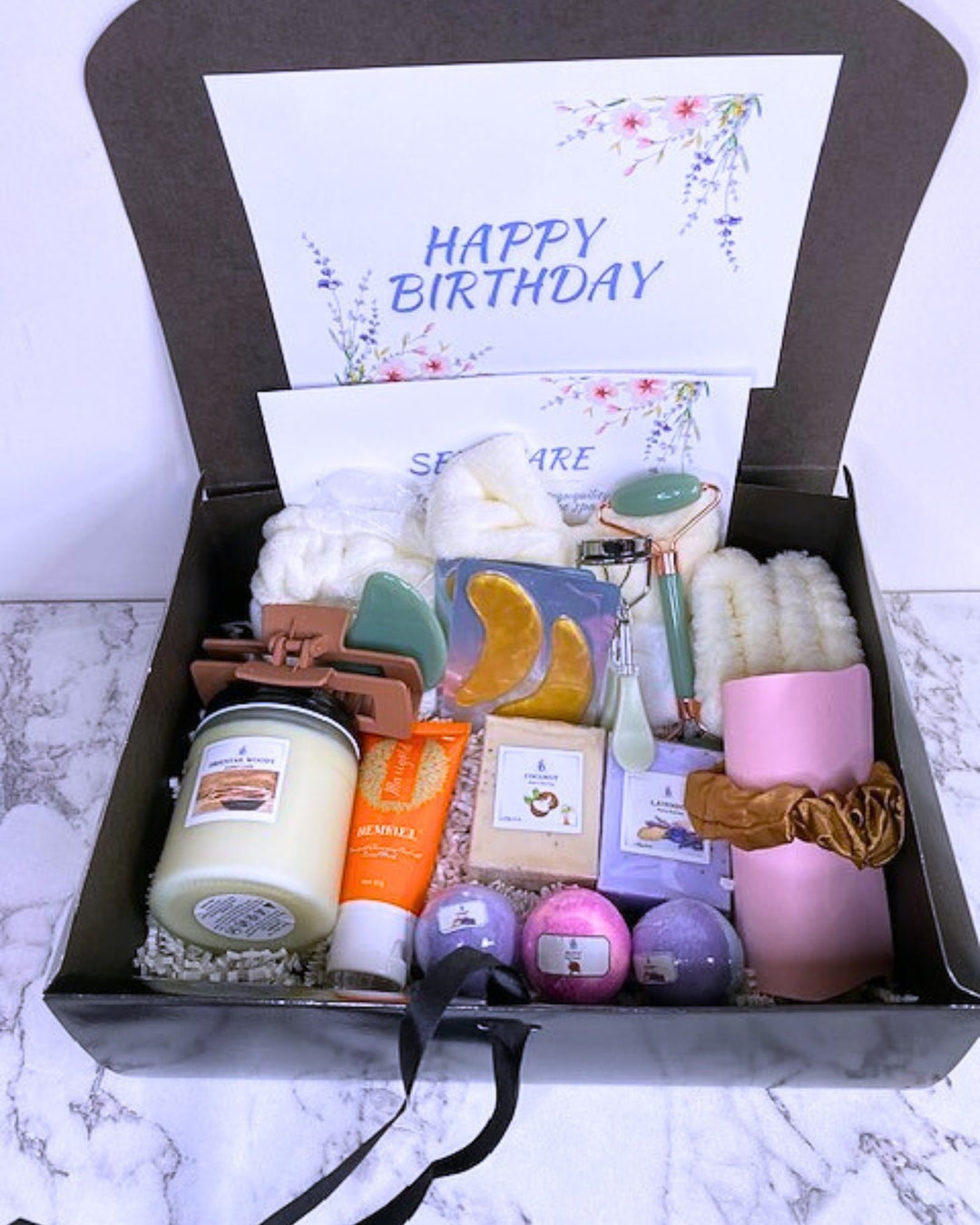 Personalized Thank You Spa Set for Selfcare Customized Birthday ...