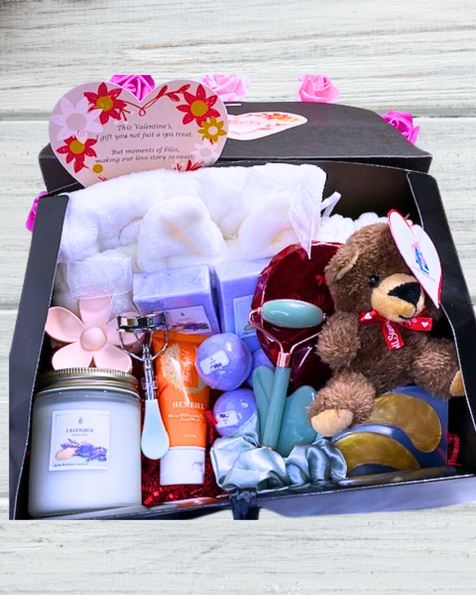 Personalized Pampering Gift for Her With Custom Spa Items Anniversary ...