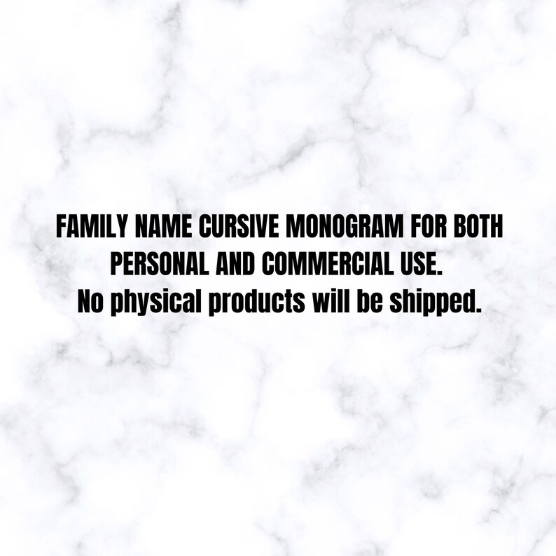 Custom Script Cursive Wreath Family Name Monogram Svg - Etsy