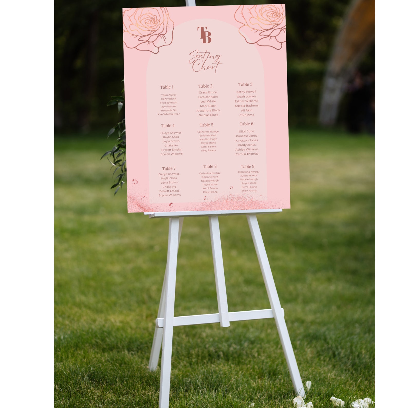 Printable Rose Gold Wedding Stationery Bundle DIY Rose Gold Wedding ...