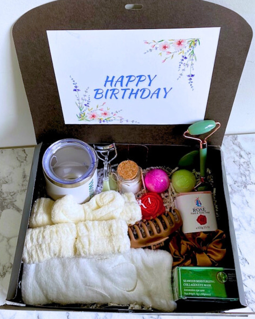 Personalized Luxurious Pamper Gift Box for Bridal Party Self-care Spa ...