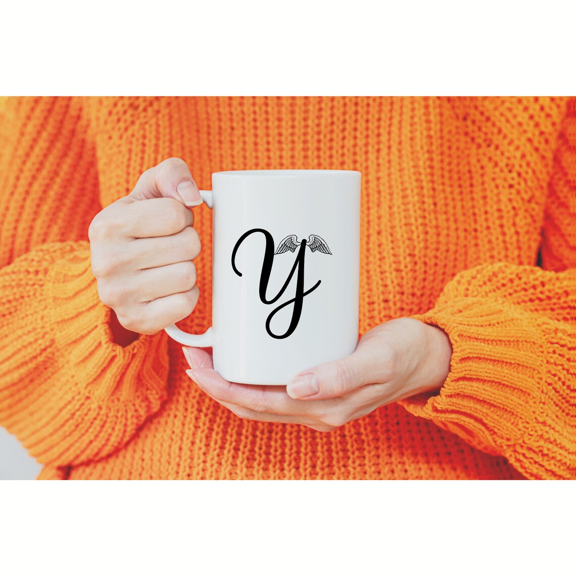 Cursive Script Alphabet Letters With Angel Wings SVG Cricut Monogram ...