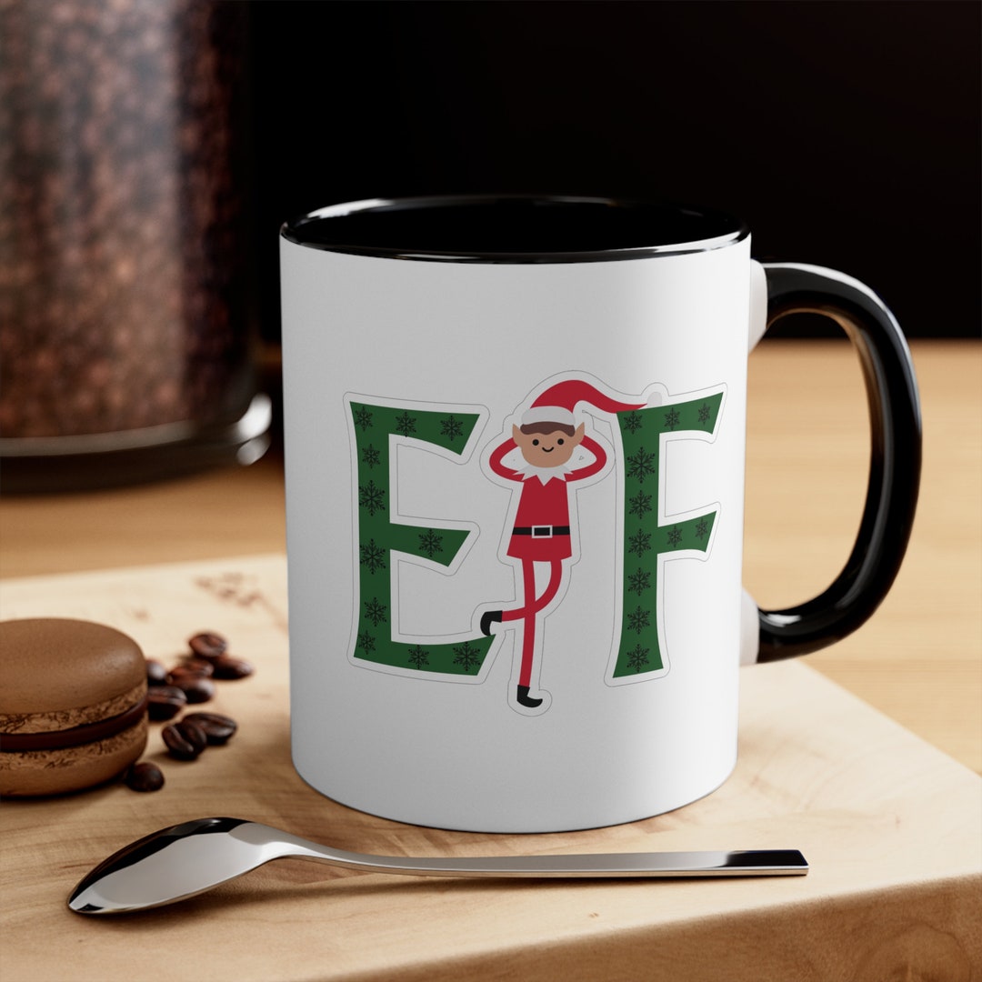 Christmas Joy in a Personalized Elf Mug Holiday Celebration With a ...