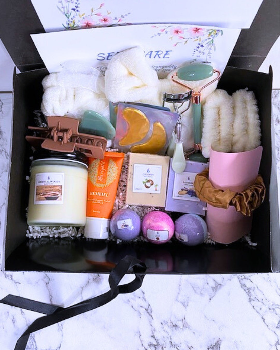 Elegant Personalized Spa Gift Set for Bridal Proposal Special Spa Gift ...