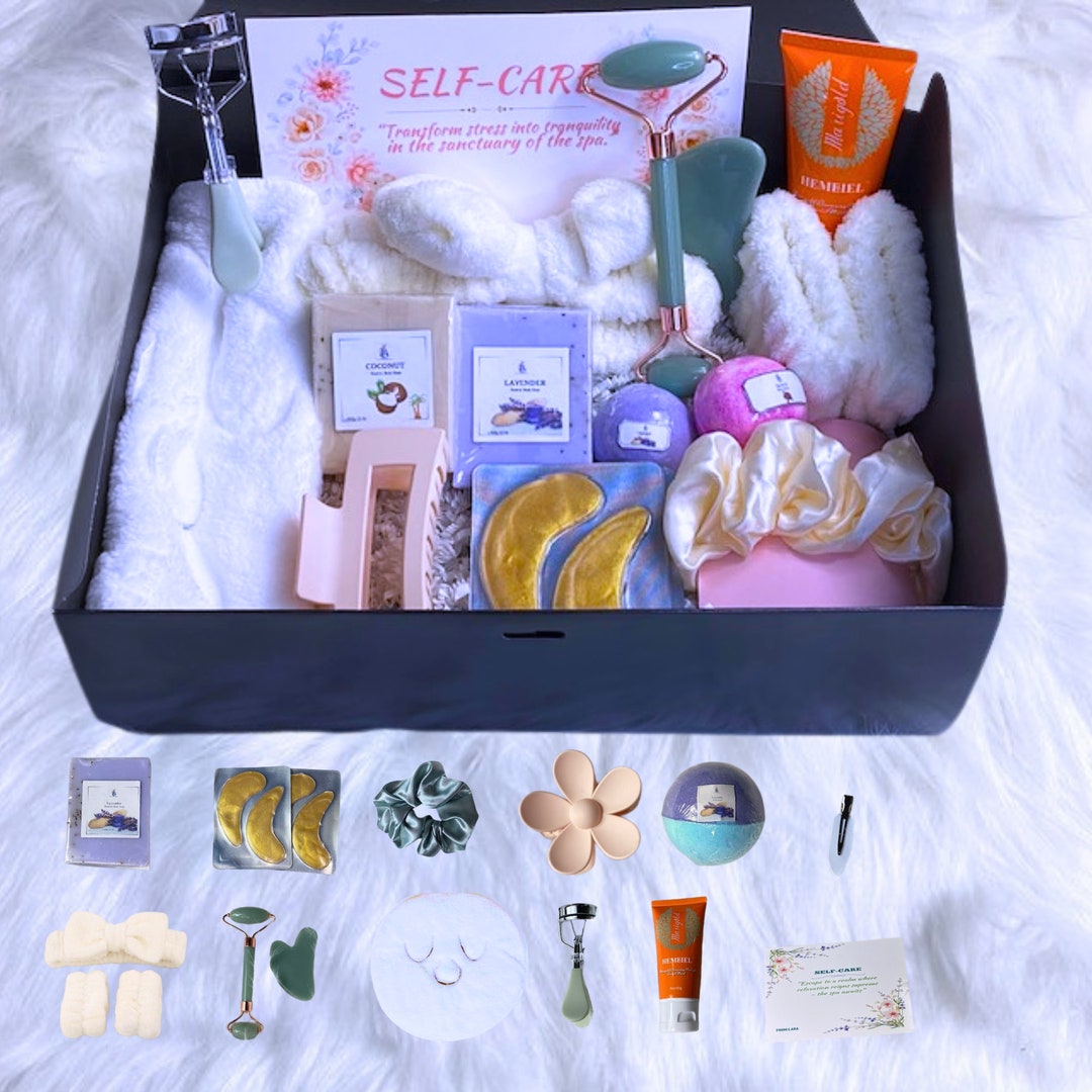 Bride-to-be Self-care Package Personalized Bridal Shower Spa Kit Custom ...