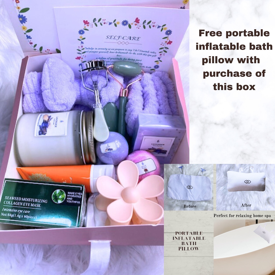 Custom Spa-themed Gift Box for Bridal Party Pampering Birthday Pamper ...