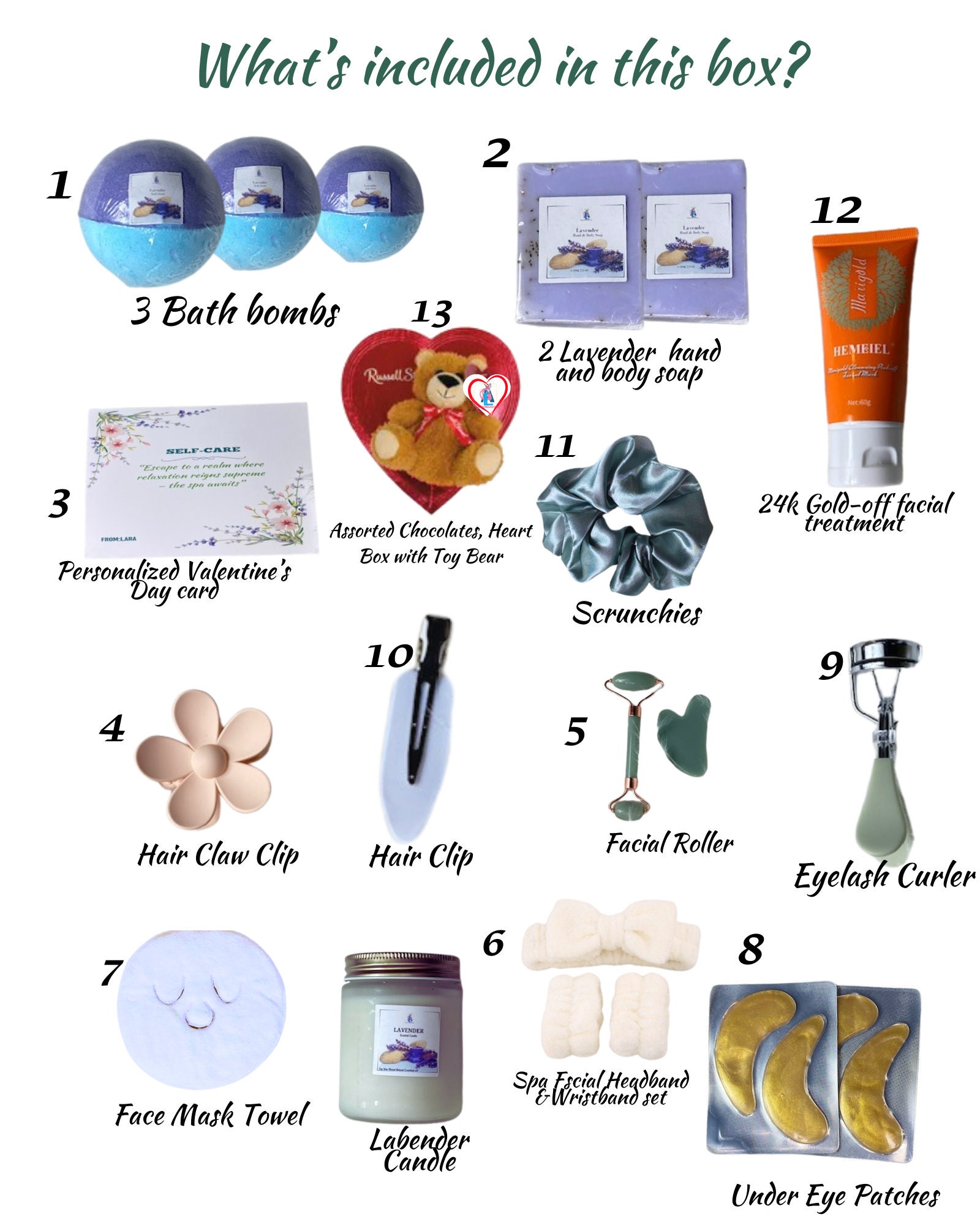 Personalized Pampering Gift for Her With Custom Spa Items Anniversary ...