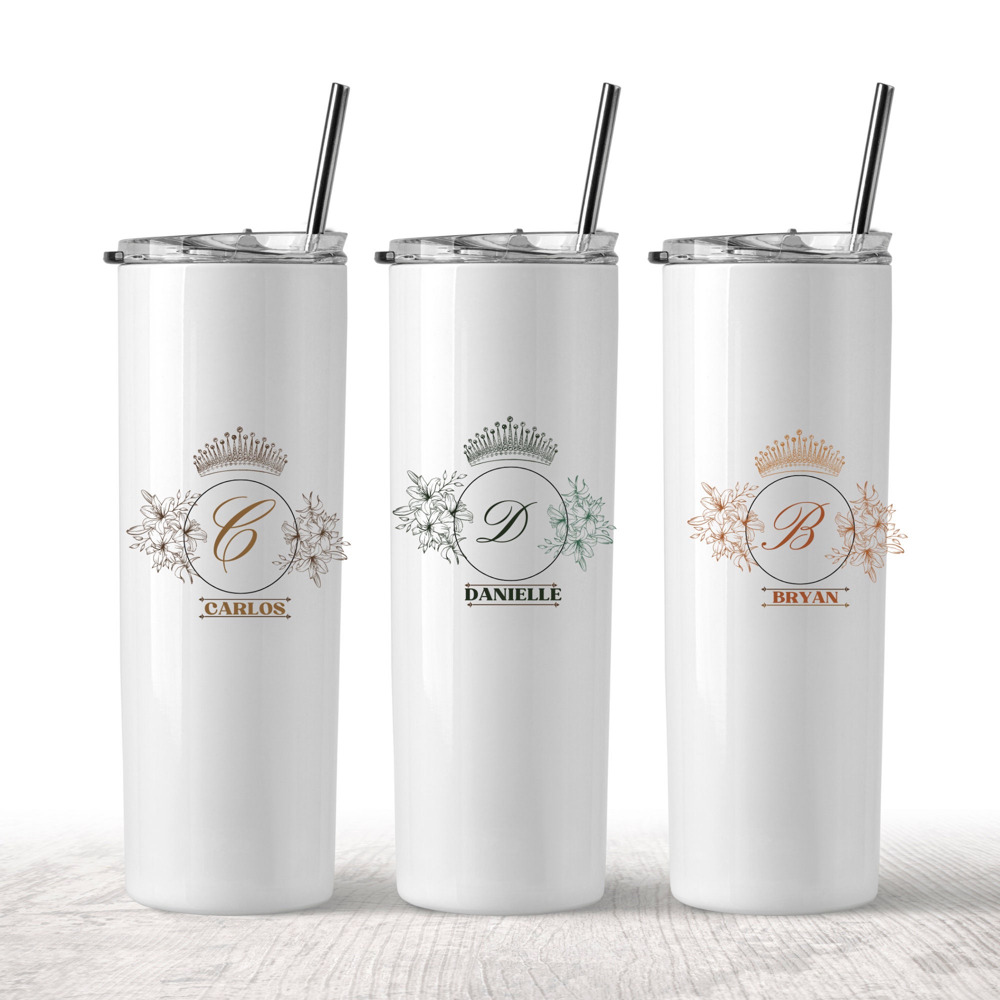 Crown Monogram SVG for Cricut Projects Personalized Royal Monogram With ...