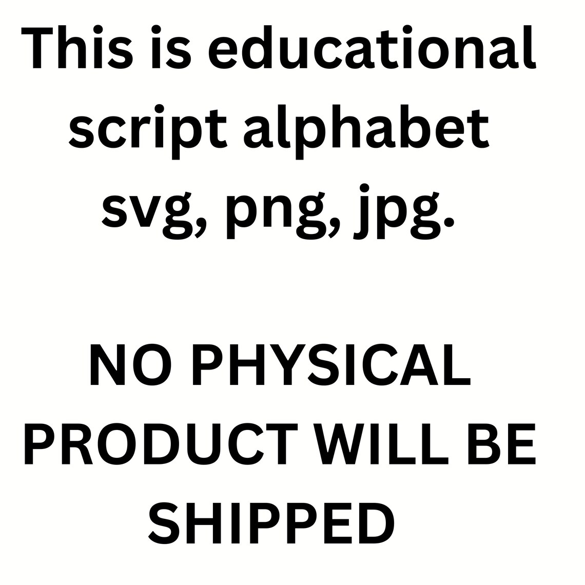 Font Script Educational Script Alphabet Svg for Kids Learning in Print ...