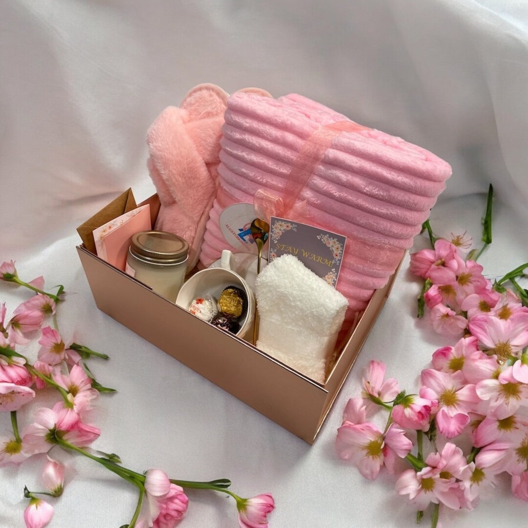 Soft and Cozy Wellness Box for Her Birthday Renewal Retreat Self-care ...