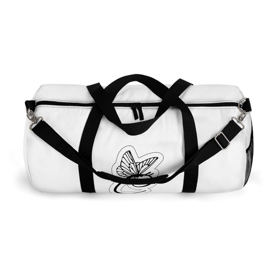Initials and Butterflies Custom Gym Duffel for Men Custom-made ...