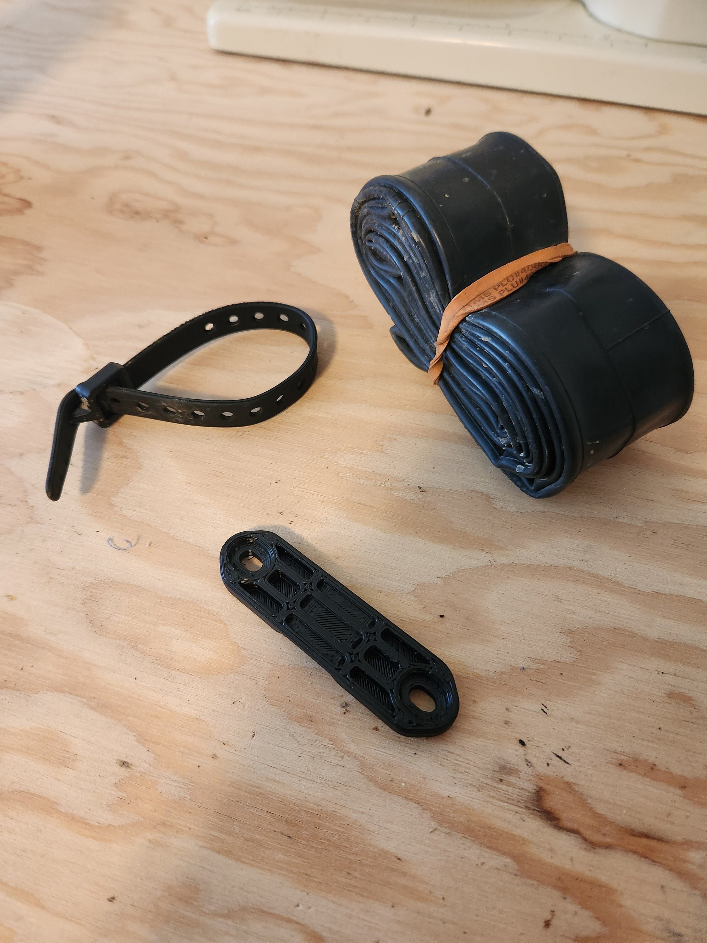 Low Profile Bike Tube Strap Plate Made With Recycled Material - Etsy