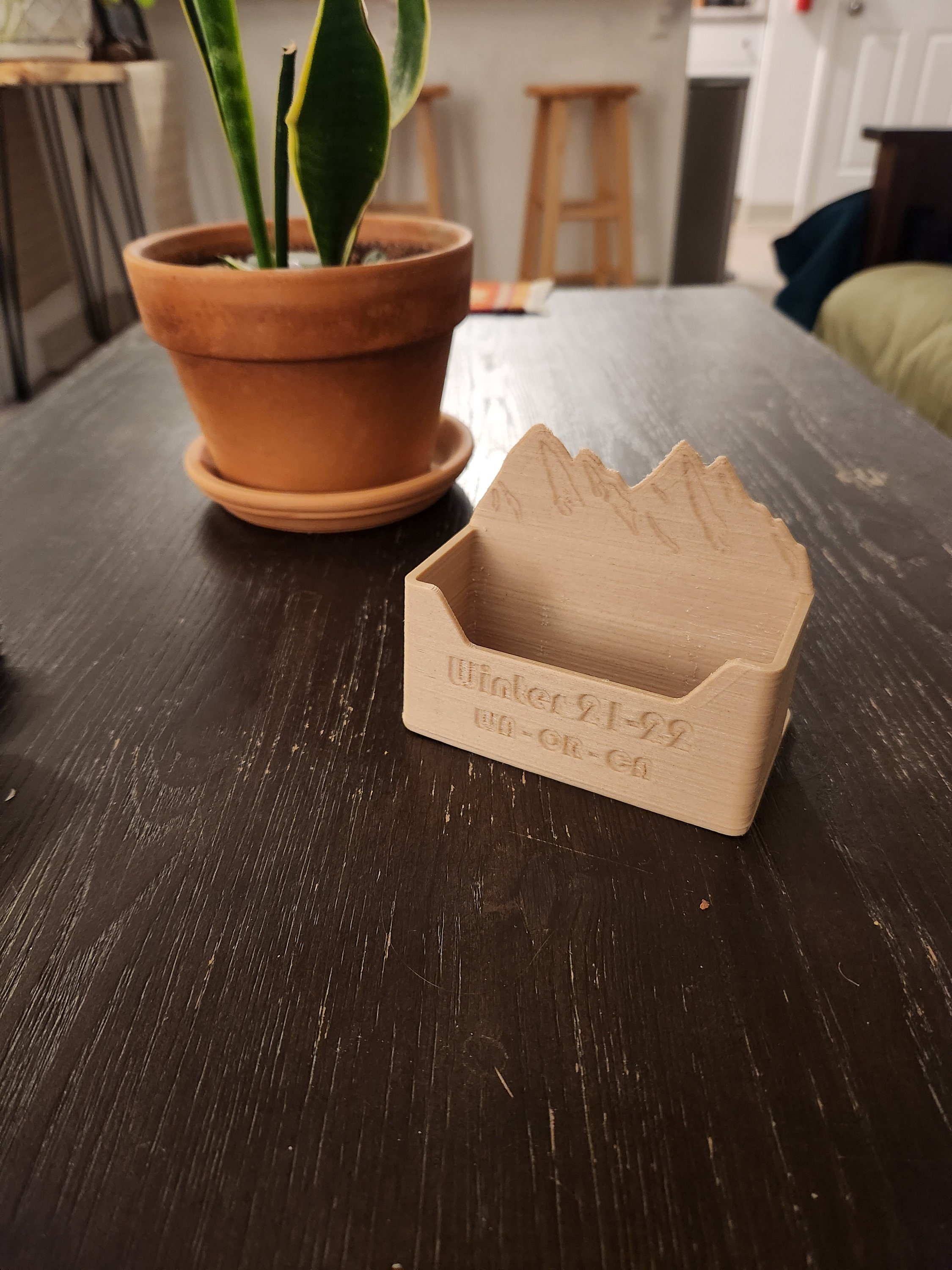 Custom Trail Map Holder 3D Printed With Wood Fill Plant Based PLA ...
