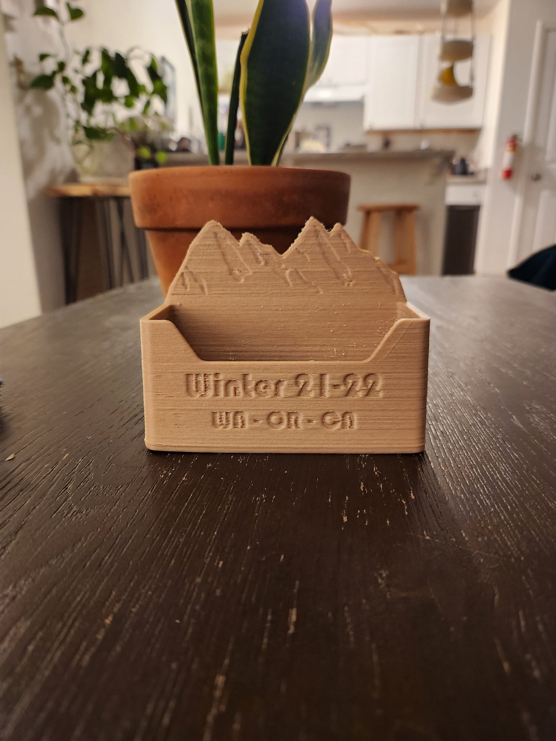 Custom Trail Map Holder 3D Printed With Wood Fill Plant Based PLA ...