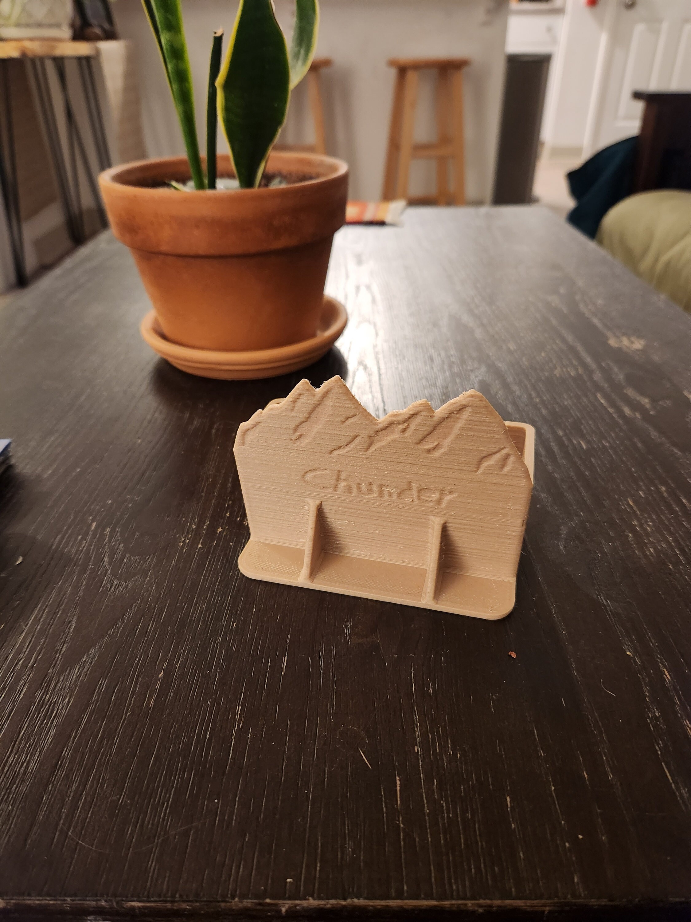 Custom Trail Map Holder 3D Printed With Wood Fill Plant Based PLA ...