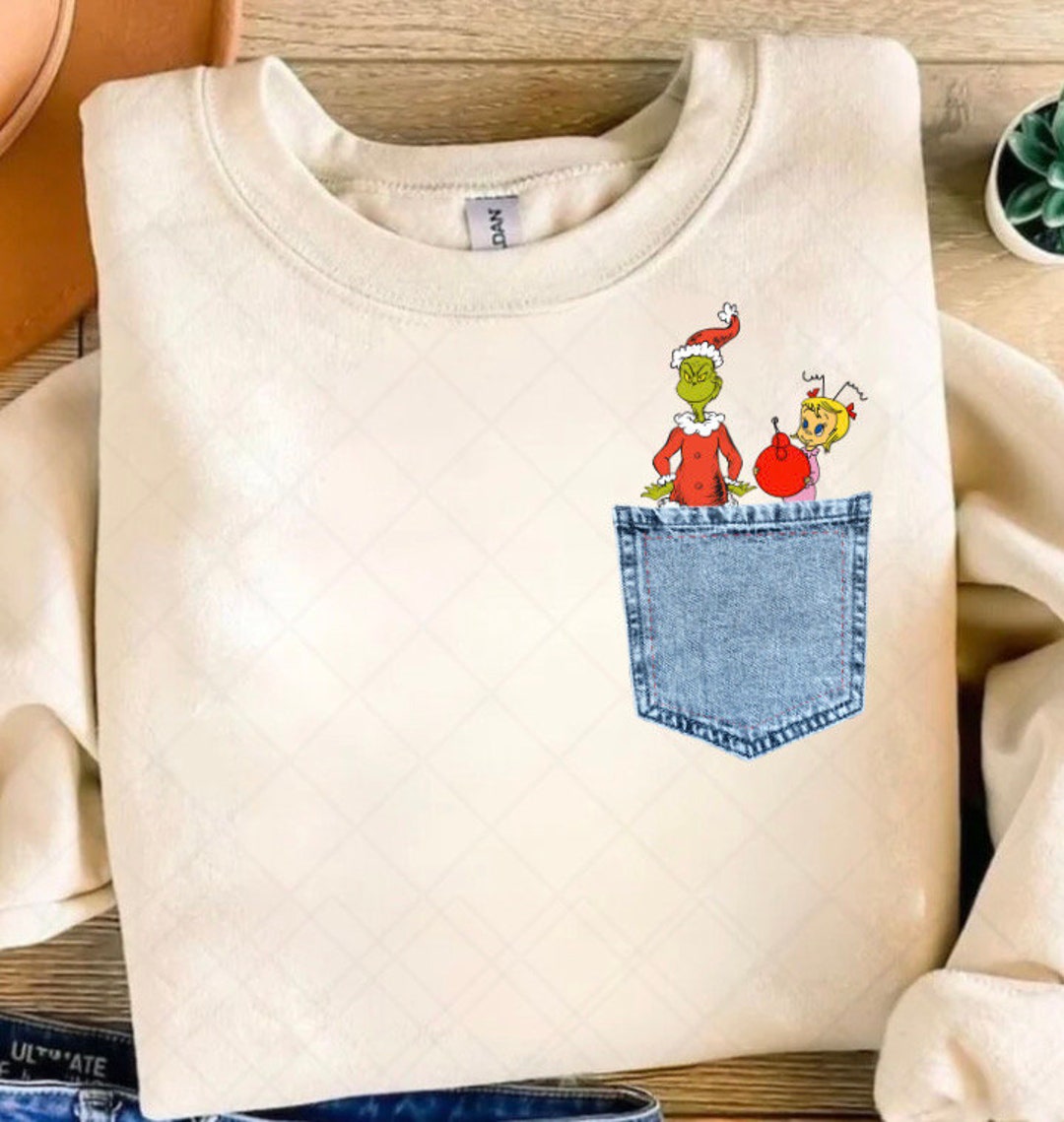Grinch Pocket Png Grinch Cindy Lou Png, Svg, Sublimation, the Grinch ...