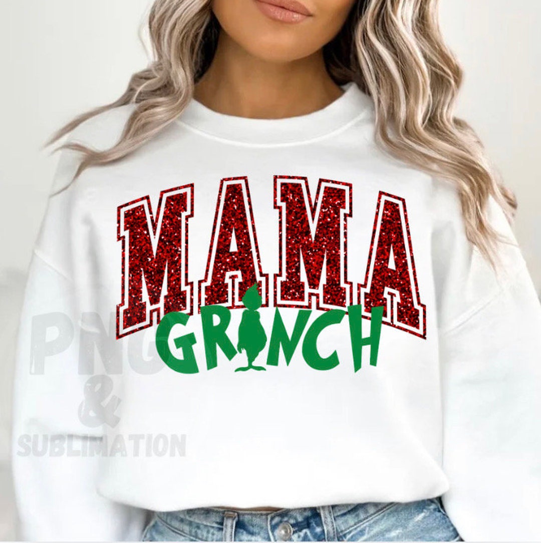 Grinch Png, Mama Grinch Png, Sparkle Mama, Christmas Png, Popular Mama ...