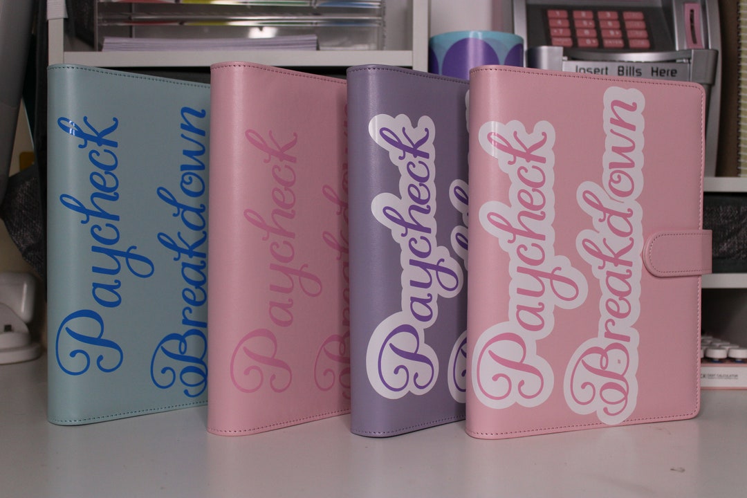 Custom Paycheck Breakdown Budgeting System, Paycheck Management, Binder ...