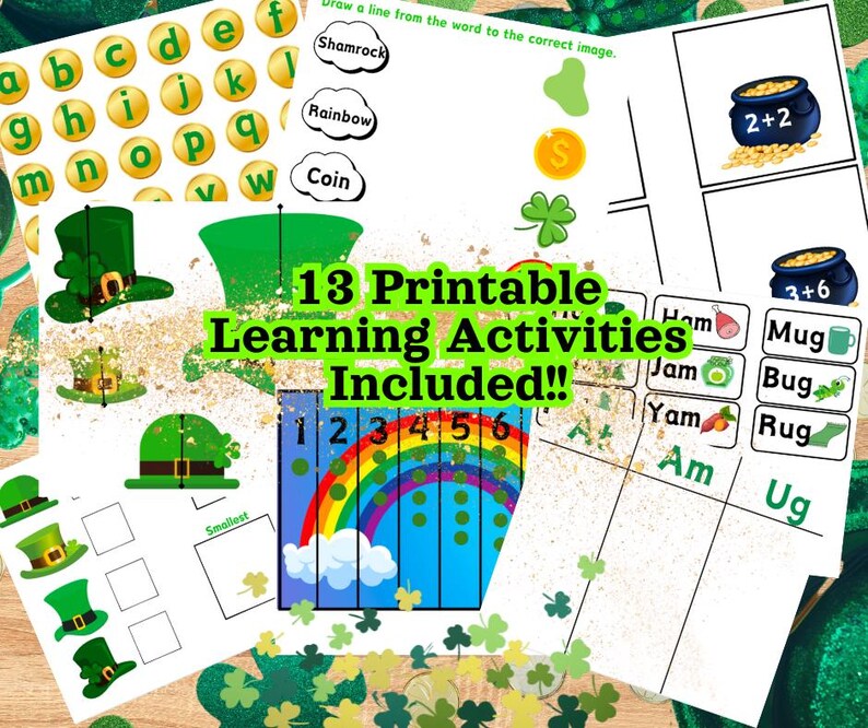 St. Patrick's Day! Preschool Learning Activities, Preschool Lesson Plan ...