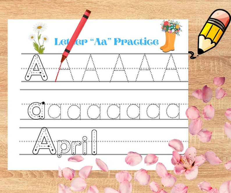April Showers Bring May Flowers! Preschool Lesson Plan! - Etsy