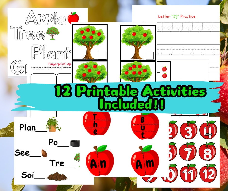 Johnny Appleseed Week Long Lesson! Full of Hands-on Activities for ...