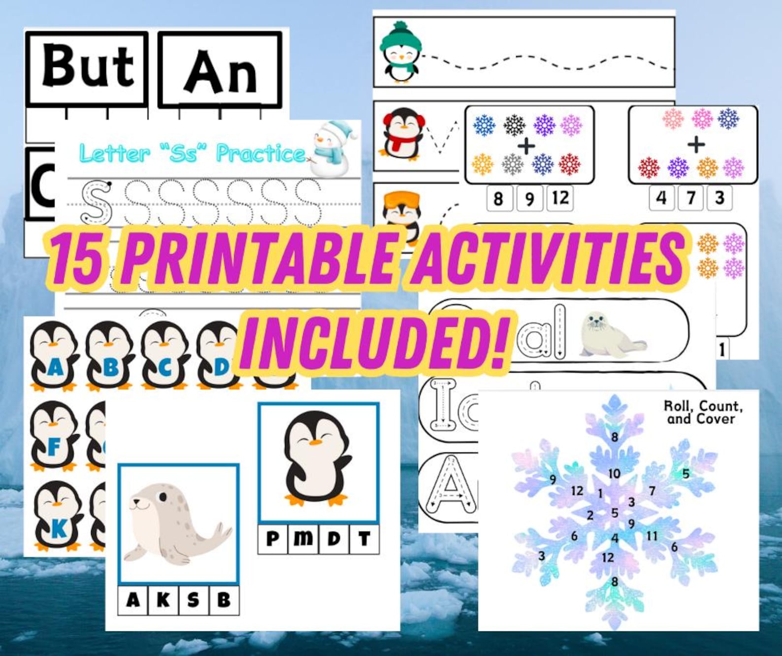 Arctic Animals! Educational Learning Activities for Preschoolers! - Etsy