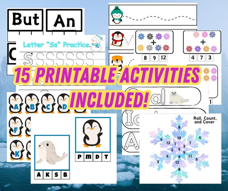 Arctic Animals! Educational Learning Activities for Preschoolers! - Etsy