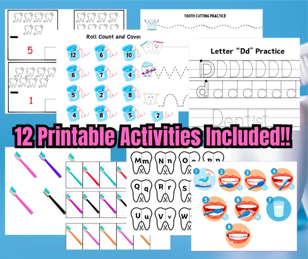 Dentist Week! Educational Printable Lesson Plan! - Etsy