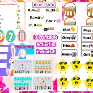 April Lesson Plan Themes for Preschool Activities - Etsy